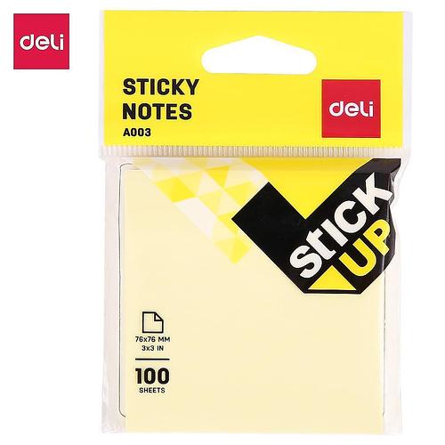 Deli Sticky Note (3x3 in) 100 Sheets – Gofresh